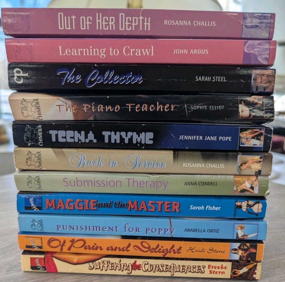 Chimera Early 2000s Erotic Adult Fiction Novels - Lot Of 11 UK ...