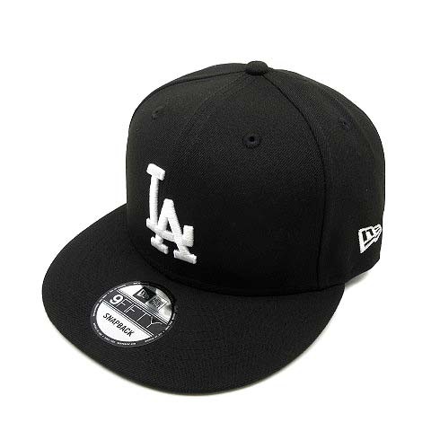 New Era 59Fifty Los Angeles Dodgers La Snapback Cap Hat Black White Men ...