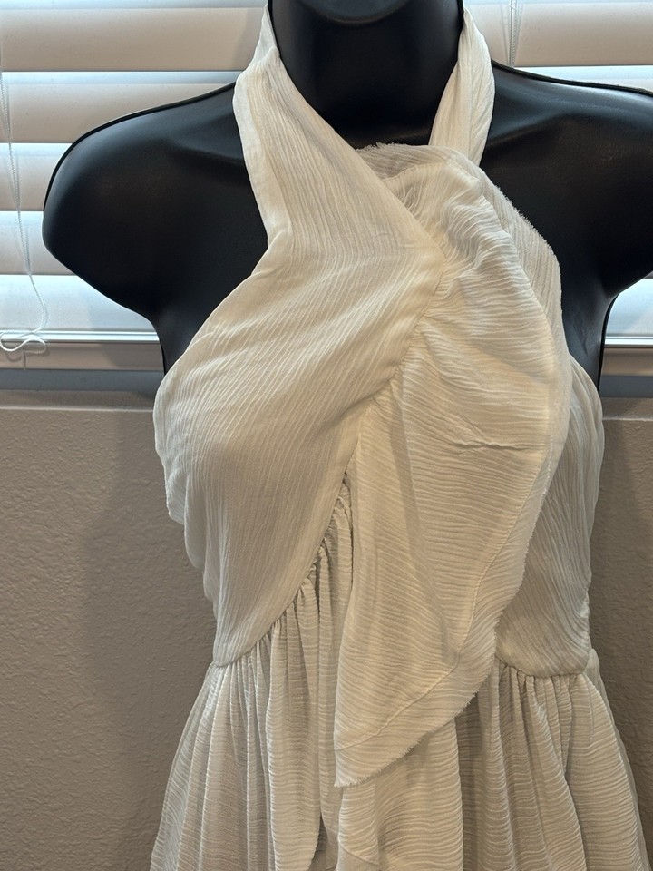 Free People Ivory Halter Neck Top NWT Size XS | eBay