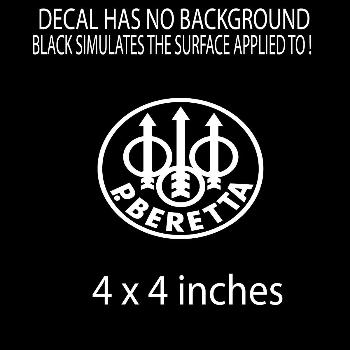 Beretta Logo Sticker