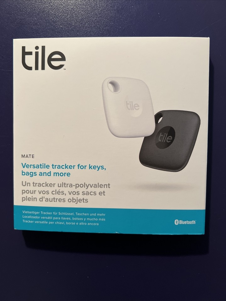 Tile Mate Tracker 2-Pack White/Black Model T1401N, T1401S Brand New ...