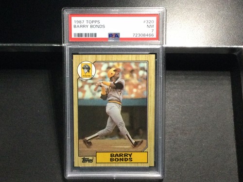 1987 Topps #320 Barry Bonds Rookie Baseball Card PSA 7 Near Mint | eBay