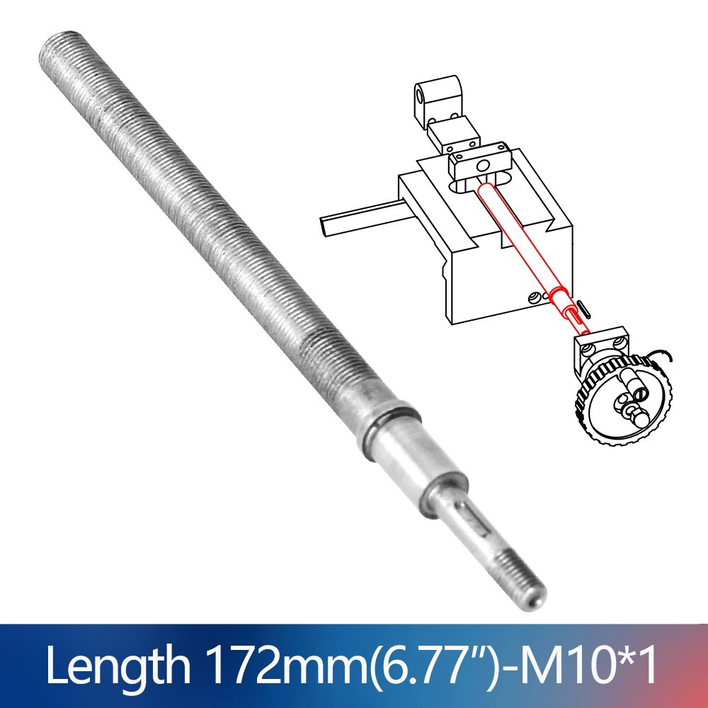Lathe Cross Slide Feed Screw for SIEG C1/Grizzly M1015/SOGI M1-150 ...