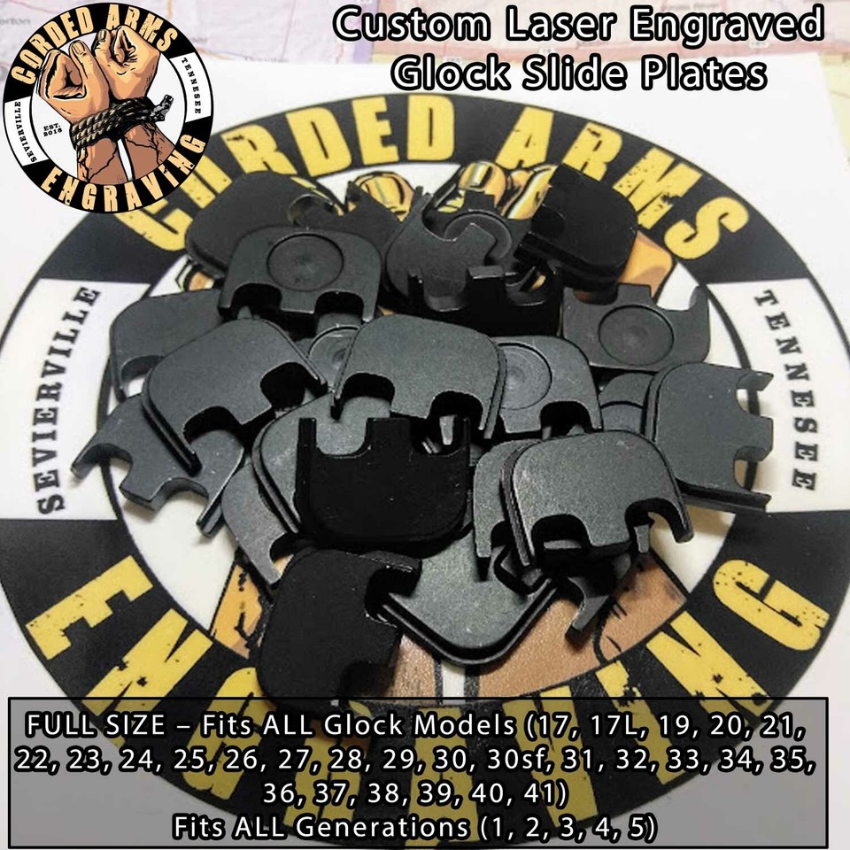 Flag Series - Glock Rear Slide Plate Back Plate for Full Sized Glocks ...