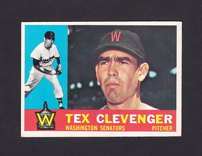 1960 Topps #392 Tex Clevenger [EX+] | eBay