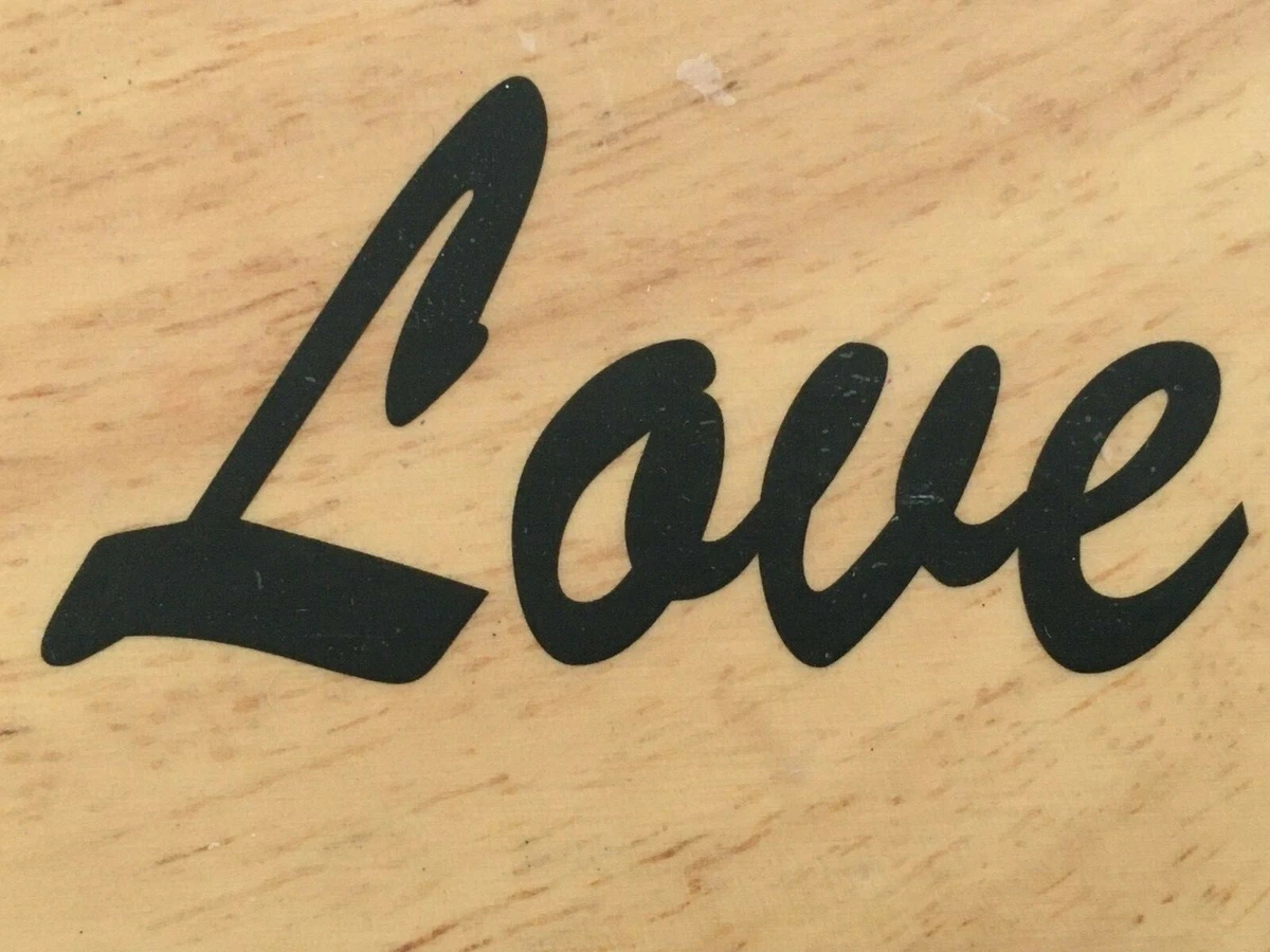 Cursive Word Love