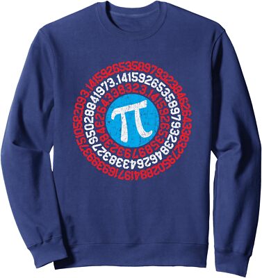 Pi Day Math Captain 3.14 School Lover Present Gift Unisex Crewneck ...