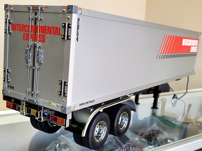 Tamiya RC 1/14 Semi Trailer Tractor Container+ Motorized Support leg ...