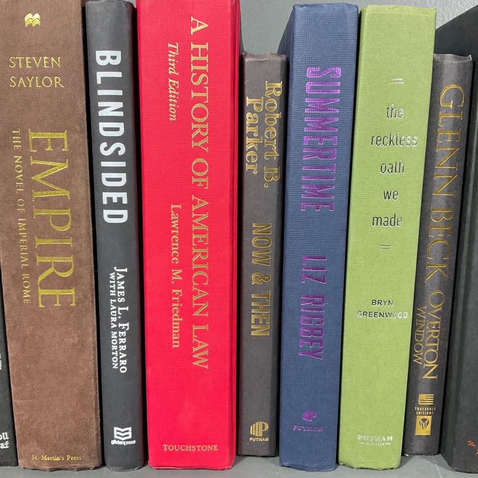 LOT OF 50 - Hardcover Books Mixed Color Unsorted Random Shelf Decor ...