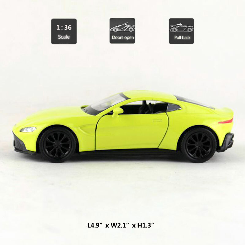 1:36 Aston Martin Vantage Model Car Diecast Toy Cars Boys Toys Kids ...