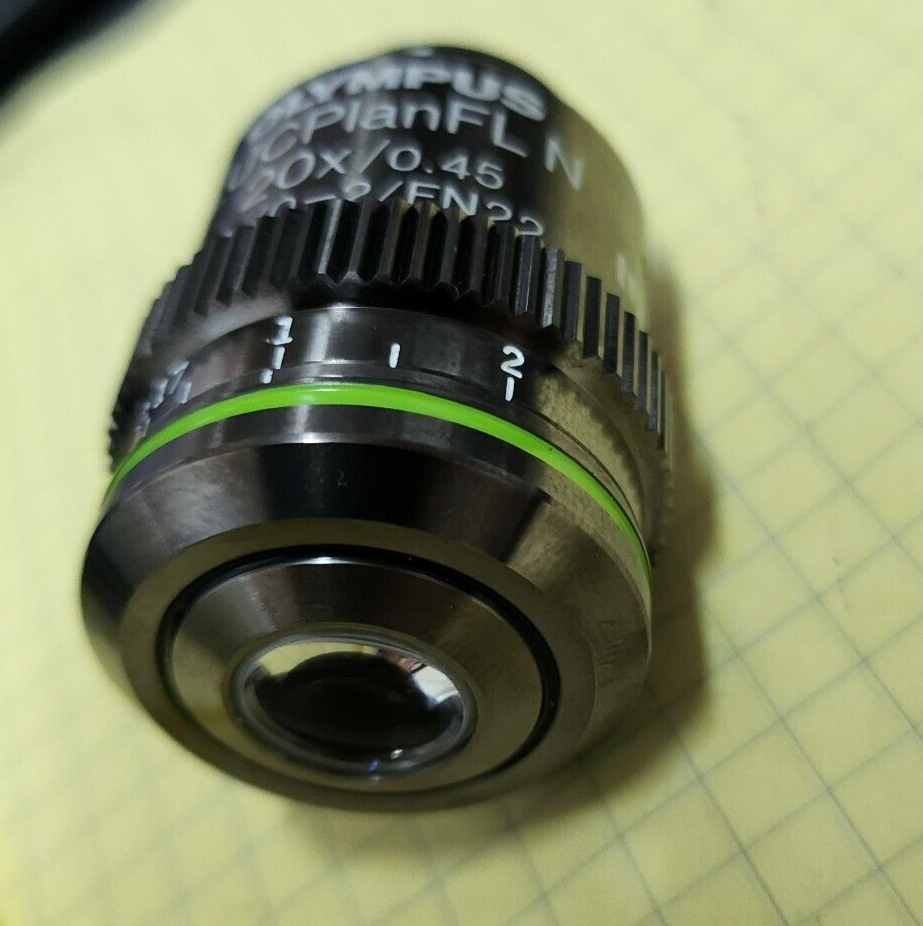 Olympus LUCPlanFL N 20x/0.45 UIS2 Collar FN22 Microscope Objective | eBay