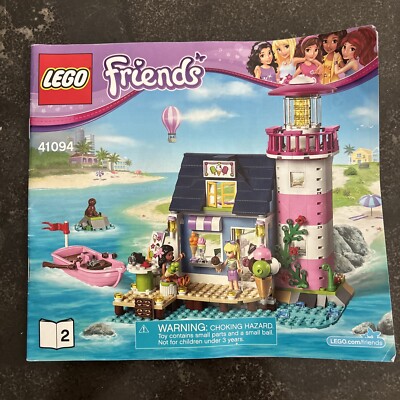 LEGO Friends Heartlake Lighthouse (41094) 99.9% Complete w/ Partial ...