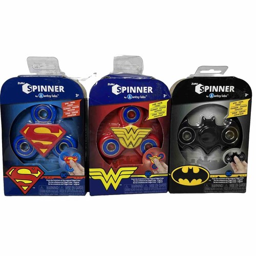 BATMAN SUPERMAN WONDER WOMAN DC Comics Fidget Spinner Antsy Lab Zuru ...