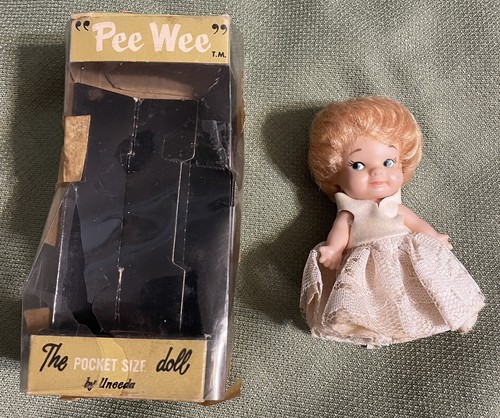 vintage “PEE WEE” THE POCKET SIZE DOLL by UNEEDA w/BOX | eBay