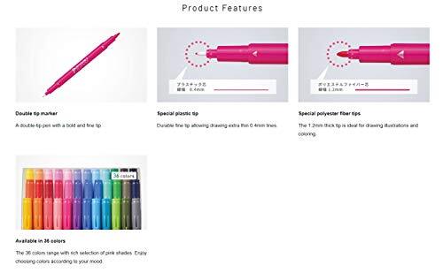 Tombow Pencil aqueous pen play color 2 24 colors GCB-012 from JAPAN ...