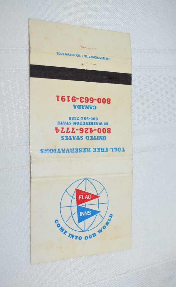 Flag Inns 30 Rear Strike Matchbook Cover | eBay