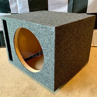 10 Inch Heavy-Duty Ported Vented Car Audio Subwoofer Sub Box Enclosure ...