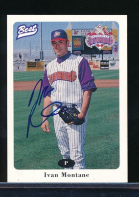 1996 Best Lancaster JetHawks Ivan Montane #20 signed auto autograph | eBay