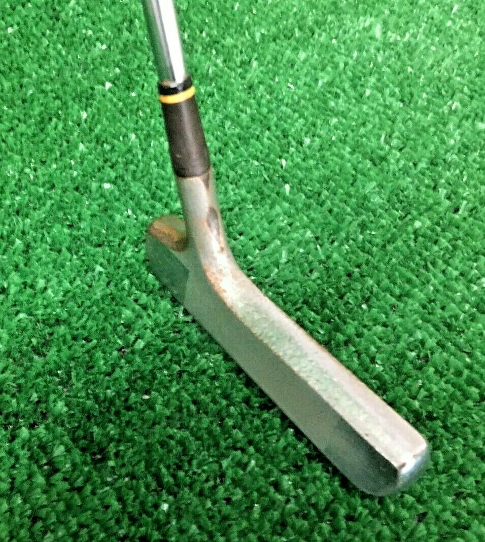 Vintage Spalding Cash-In Putter - Steel Shaft - Leather Wrap Grip | eBay