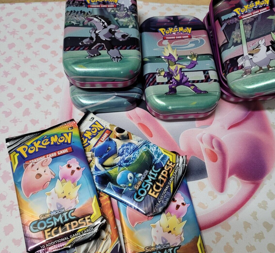 Cosmic Eclipse Booster Packs Lot Of 4 Pokémon Packs | Brand New Factory ...