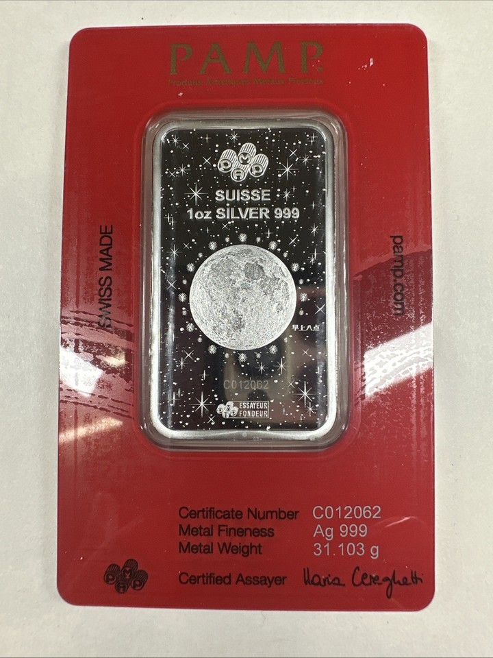 2024 Pamp Lunar Azure Dragon Silver Bar - 1 Oz | eBay