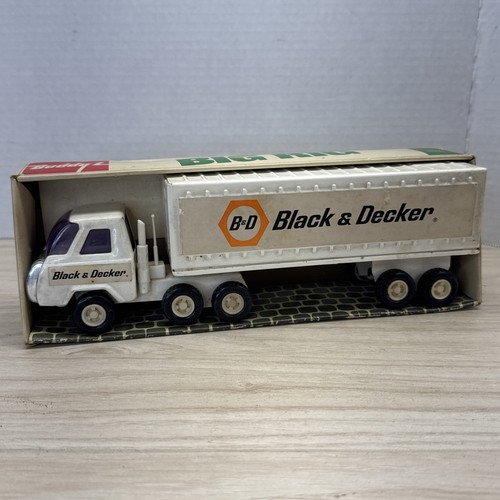 1978 Buddy L Black & Decker Big Rig Truck w/ Box Purple Windshield Rare ...