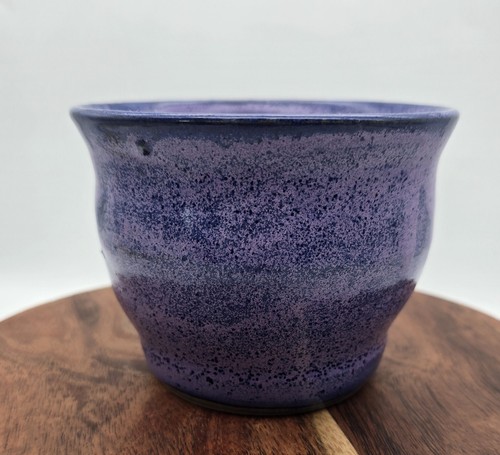 Maui Pottery Pot Speckled / Drip Glaze Blue/Purple Spring Vintage | eBay
