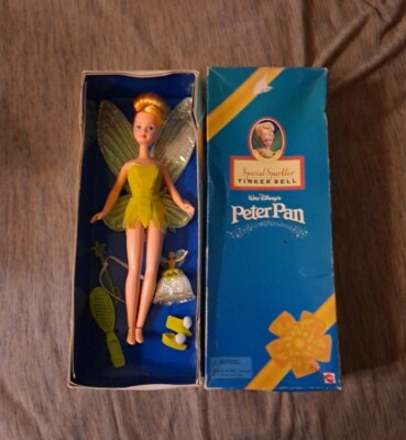 Mattel 1998 Walt Disney Peter Pan Special Sparkles Tinker Bell Complete ...