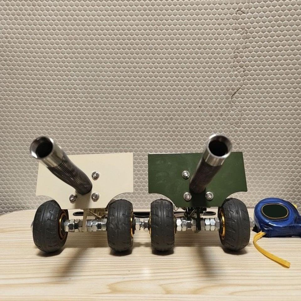 Firecracker Artillery ModelCannonStainless Steel Mini Cannon Military ...