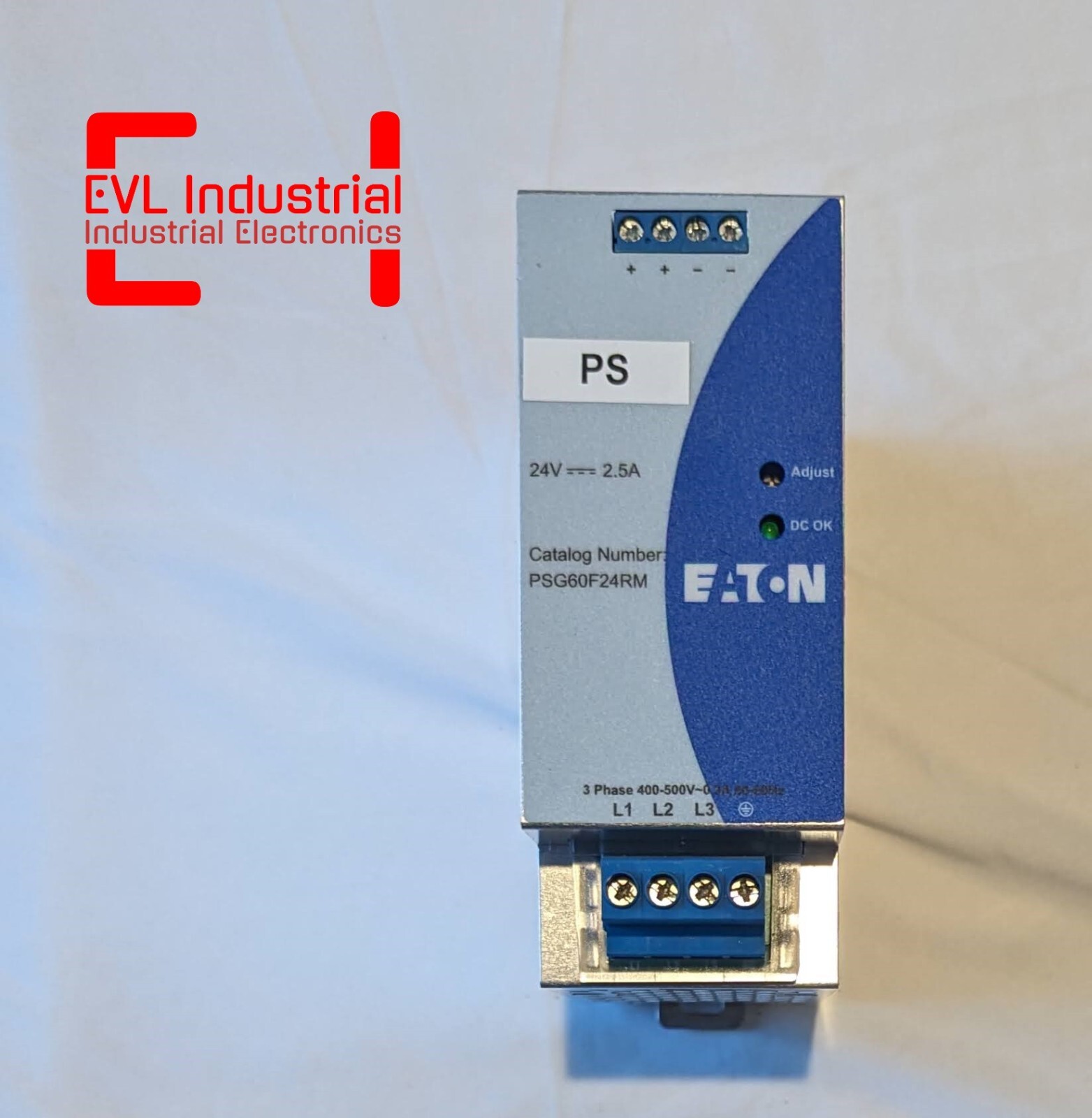 Eaton PSG60F24RM 3 phase 400-500v power supply 24vdc 2.5A | eBay