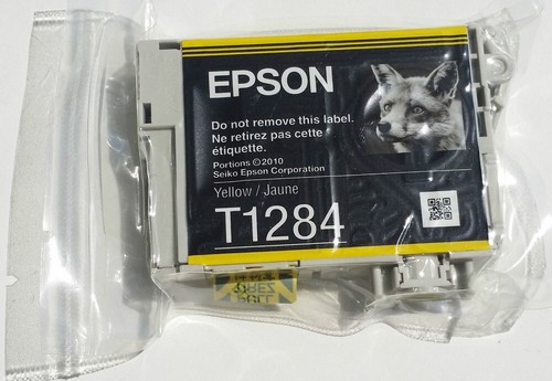 Genuine Epson T1284 Fox Yellow Ink Cartridge, S22 SX125 SX130 SX230 ...