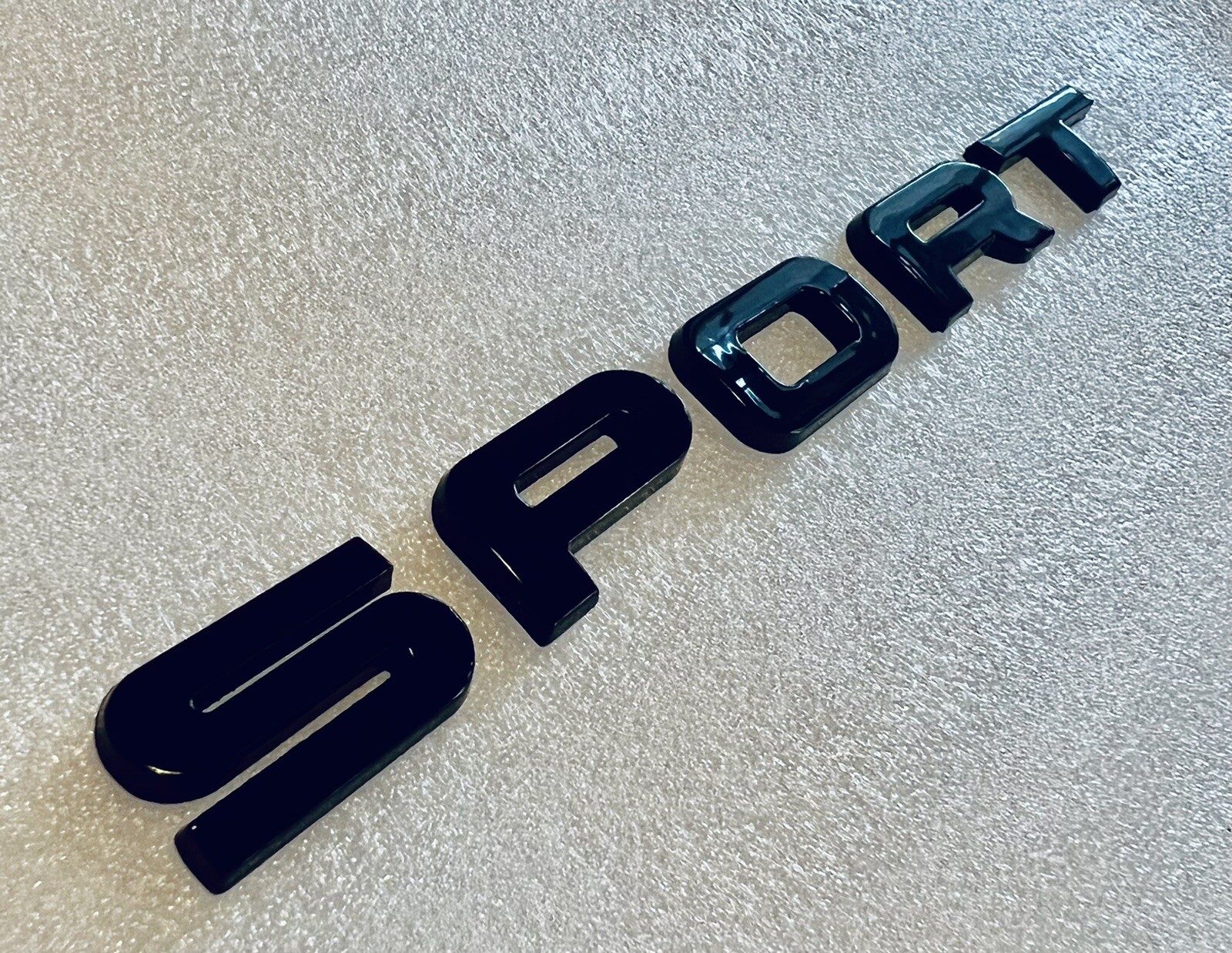 NEW GLOSS BLACK RANGE ROVER SPORT BADGE LETTERING AUTOBIOGRAPHY L494 ...