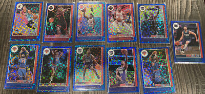 11 Card Lot 2021-22 NBA Hoops Hyper Blue - Robinson Randl e Fox Hayward ...