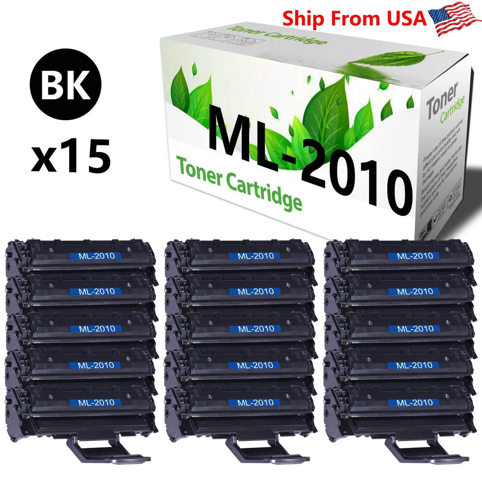 15PK ML2010 Toner Cartridge for ML 1625 1625R Printer | eBay