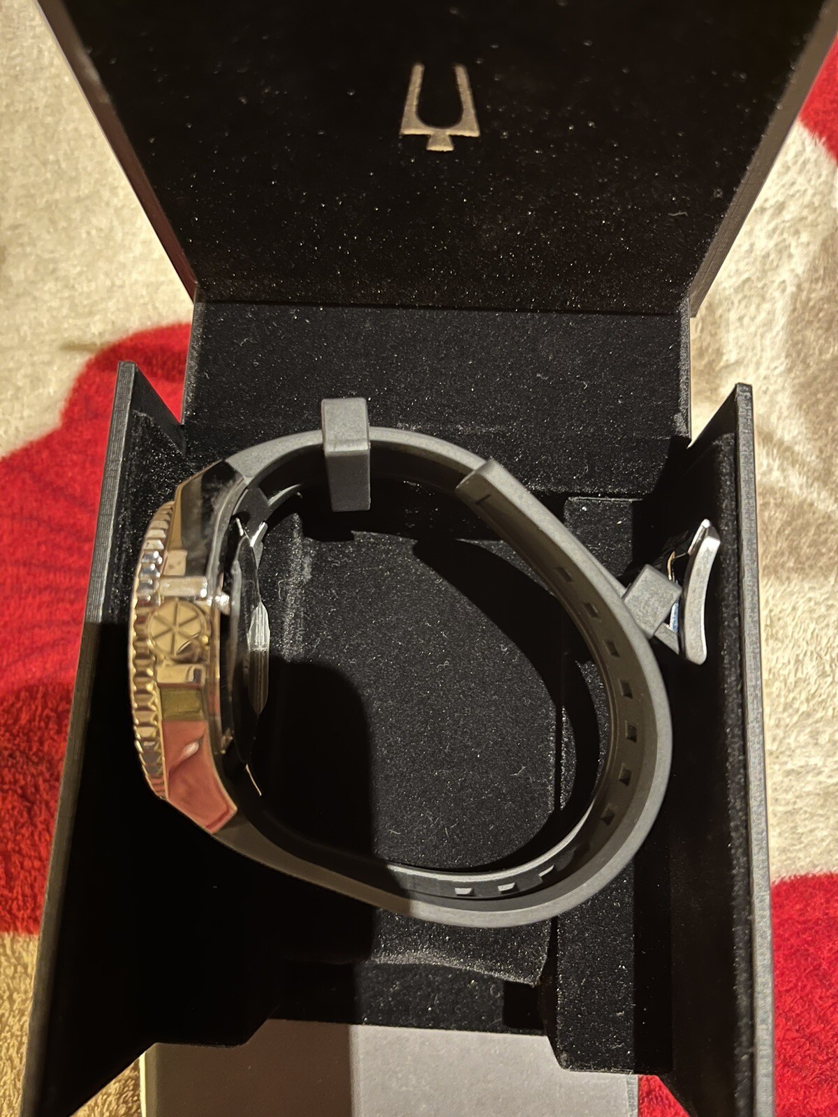 Bulova Catamount 300m Precisionist Black Quartz Men’s Diver Watch ...