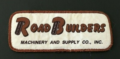 Vintage ROAD BUILDERS MACHINERY and SUPPLY CO INC Advertising Patch 5 ...