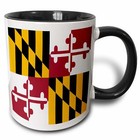 3dRose State Flag of Maryland - US American - Heraldic banner of George ...