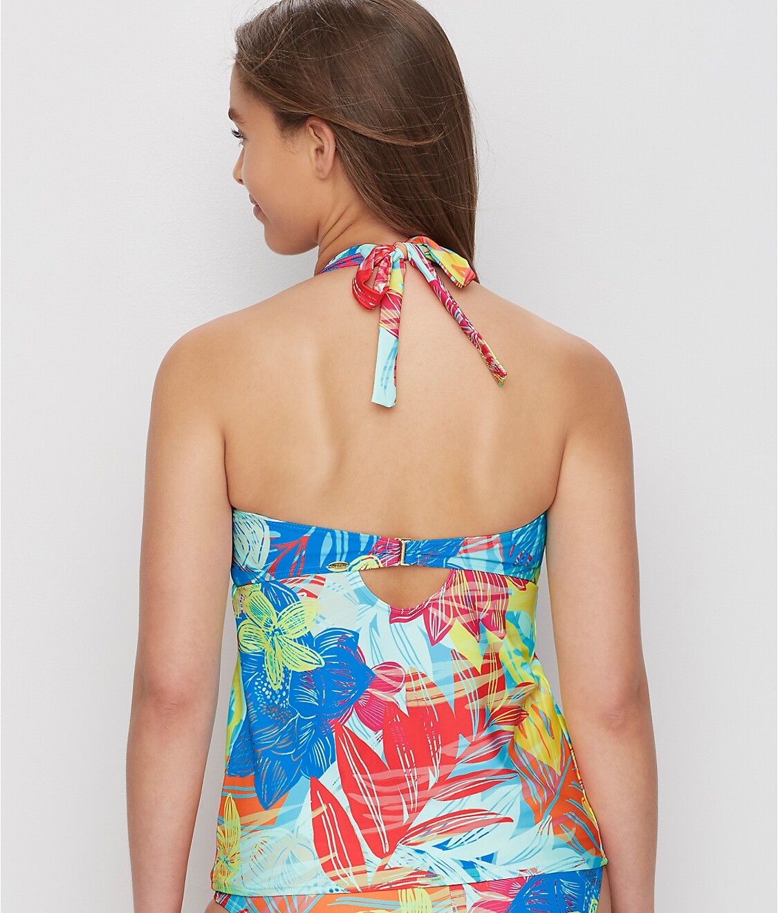 Sunsets HOT TROPICS Underwire Muse Halter Tankini Swim Top, US 40F/38G ...