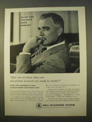 1963 Bell Telephone Ad - Out-of-Town Accounts Are Ready | eBay