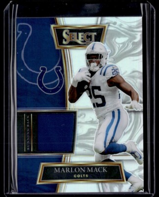 2021 Panini Select Marlon Mack Silver Patch 13/99 | eBay