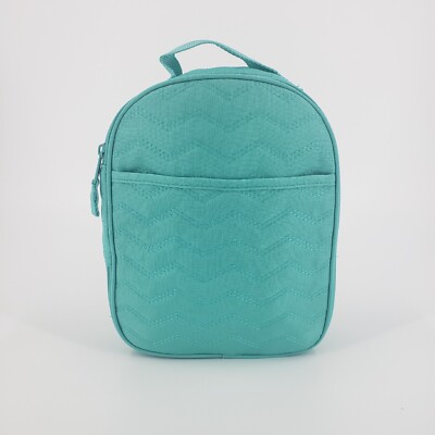 THIRTY ONE Chill-icious Turquoise Quilted Chevron Insulated Lunch Bag ...
