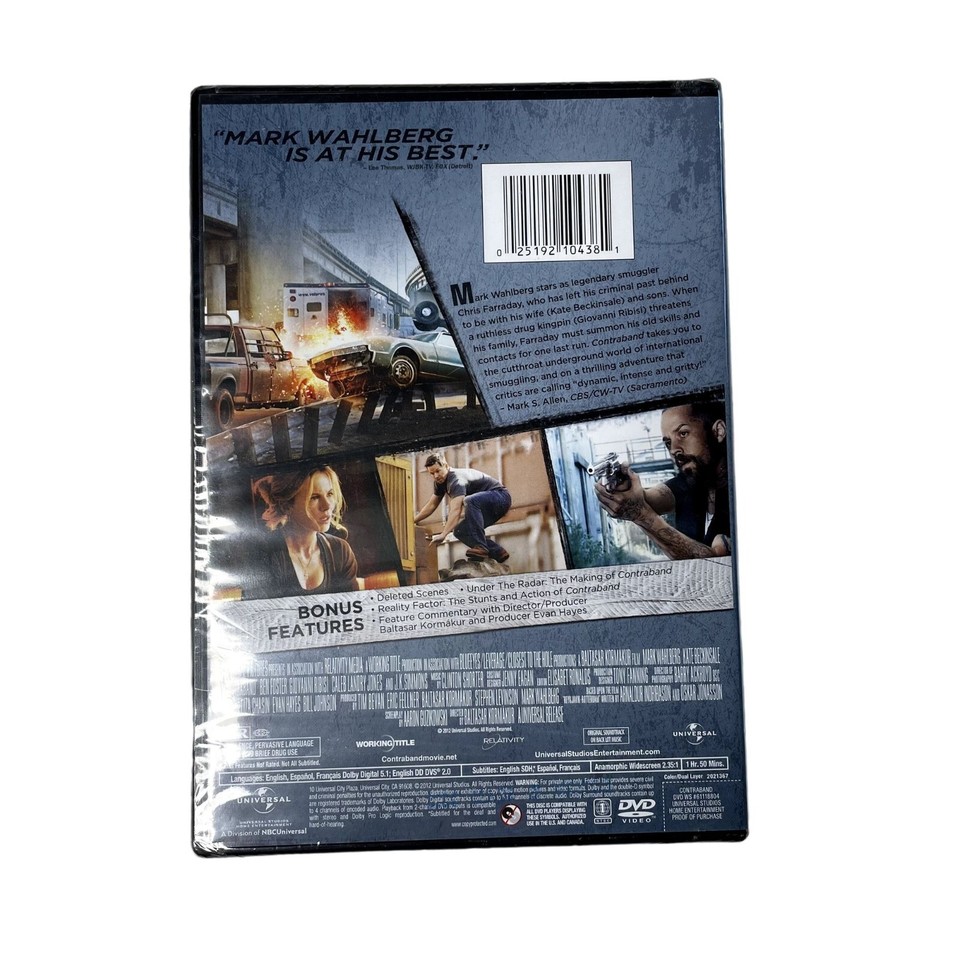 Contraband Action Adventure Crime DVD 2012 R u Mark Wahlberg Giovanni ...