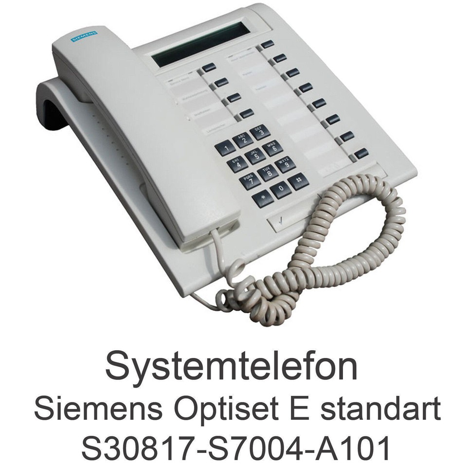 Telephone systemphone Siemens Optiset E Standard Hicom 100E 108 112 118 ...