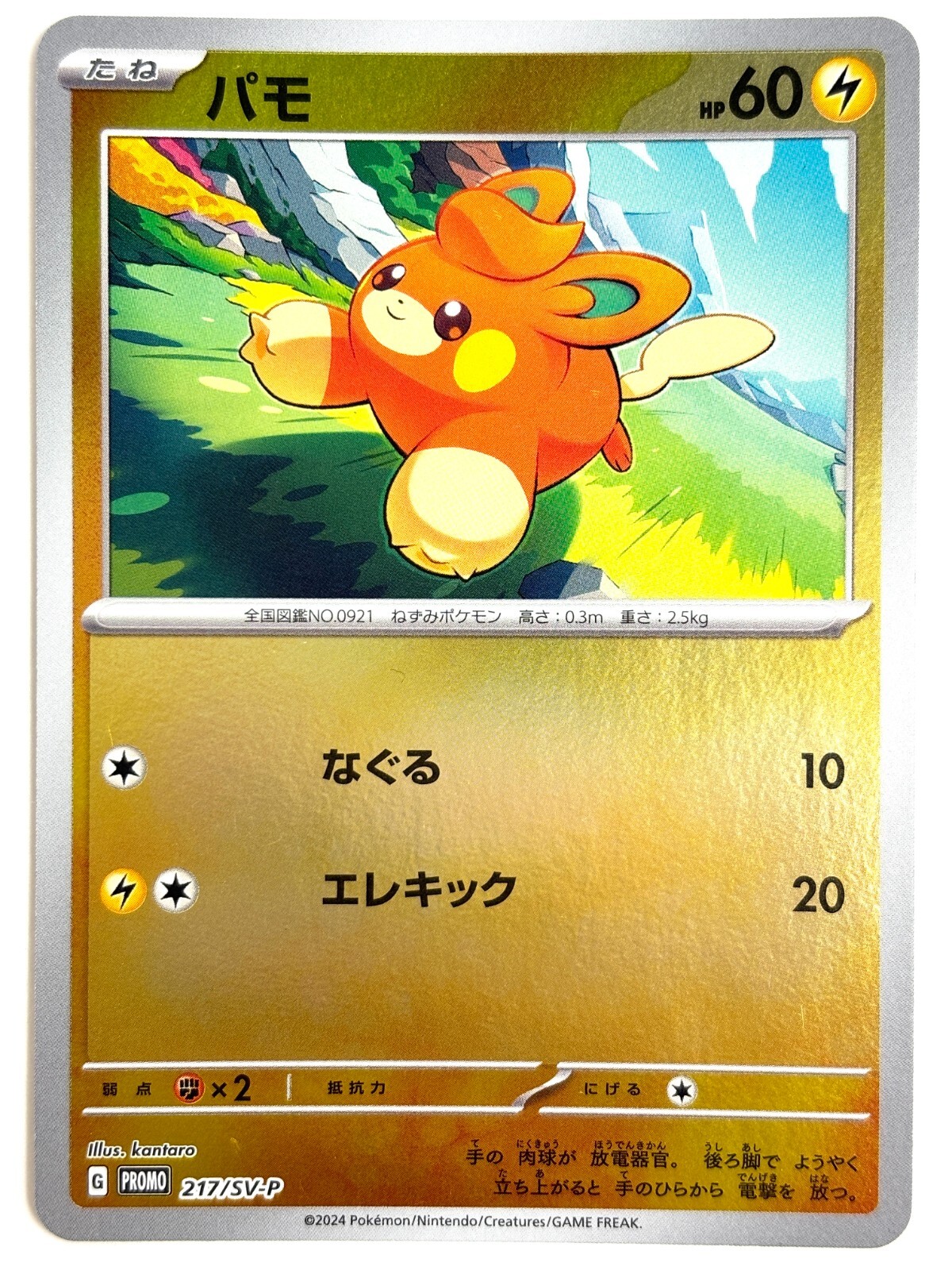 Pokemon Card Pawmi 217/SV-P Summer of Pokeca is Here! Promo Card JAPAN ...