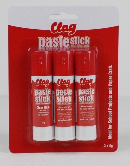 3 Pack Clag Paste Stick Clear Glue 8g 365610 for sale online | eBay