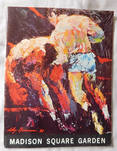 Joe Frazier Vs Buster Mathis & GRIFFITH Vs BENVENUTI Boxing Program ...