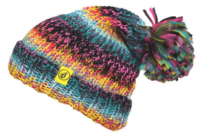 VOLCOM Chevron Beanie Let it storm woman winter cap cappello invernale ...