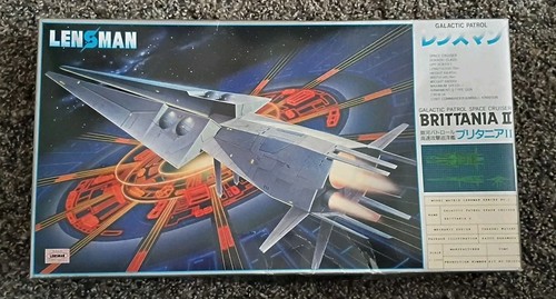 Vintage 1984 TOMY Lensman Galactic Patrol Brittania II 1:1000 Model Kit ...