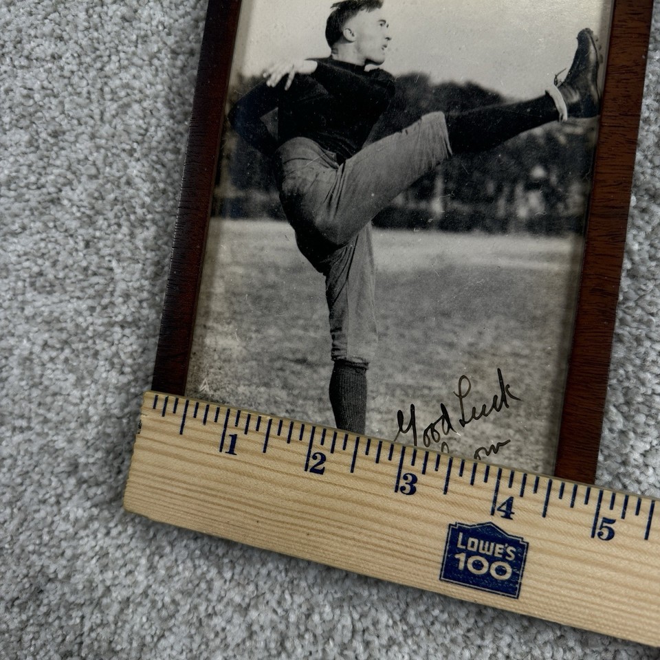 Ultra Rare Notre Dame George “Gipper” Gipp Football Autograph On Photo ...