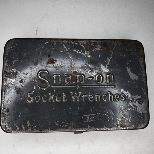 Vintage Snap On Tools 1920-44 Socket Wrenches Metal Tin Box w/extras | eBay